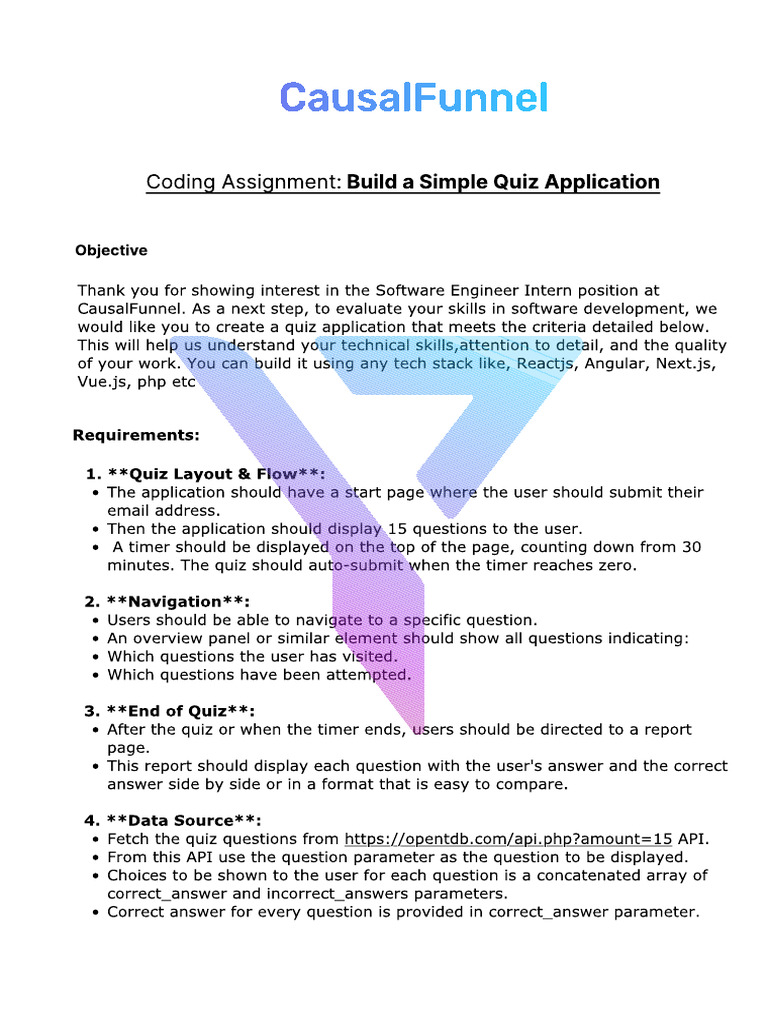 SDE Intern 2025 Assignment | PDF