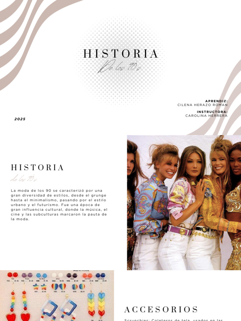 Moda de los 90: Estilos y Tendencias | PDF | Moda | Estética