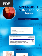 Apendicitis Aguda - Guias de Jerusalem | PDF | Especialidades Quirúrgicas | Gastroenterología