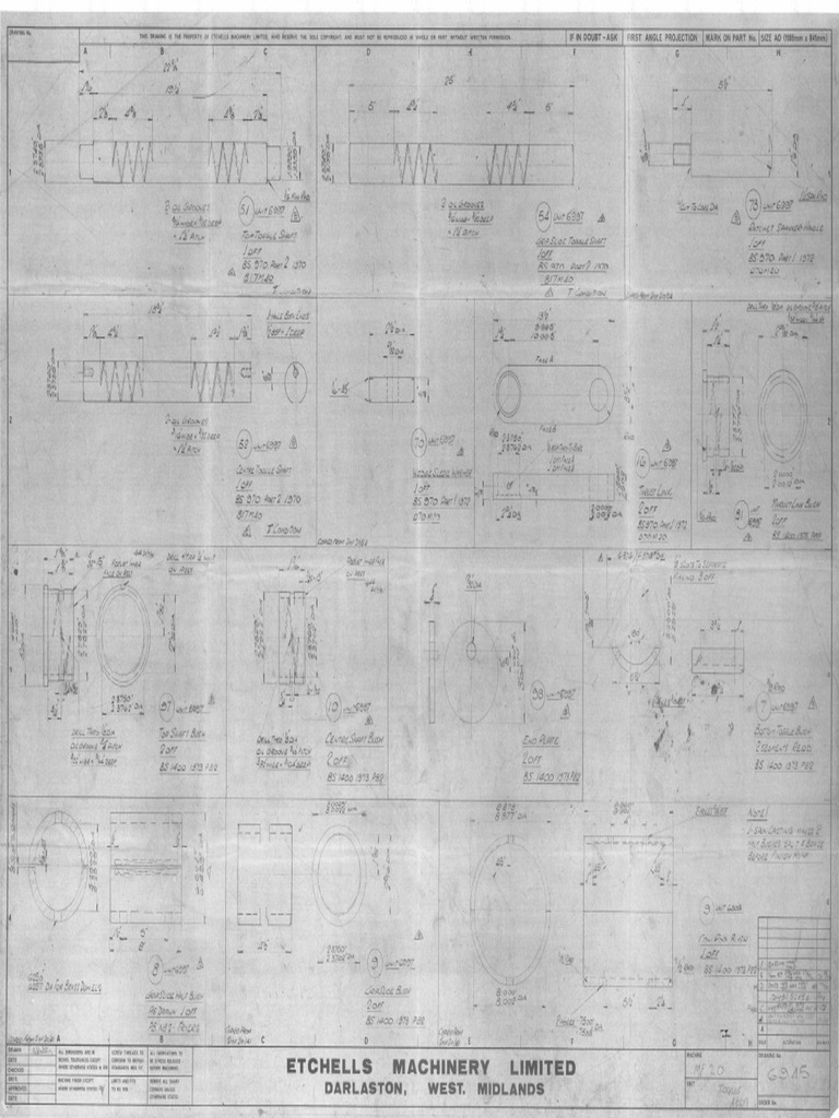 Echematic Etchells Machinery Limited - Part X | PDF