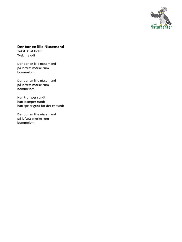 Der Bor en Lille Nissemand | PDF