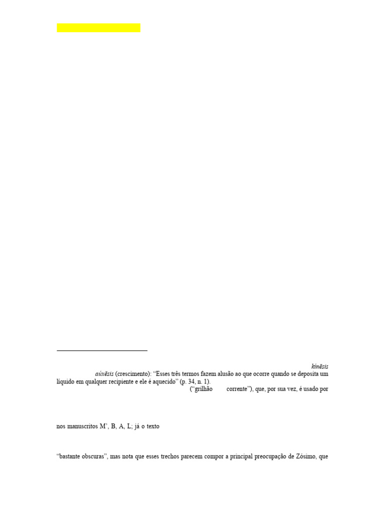 Encontro 8 - Zósimo de Panópolis Visões - PT | PDF | Alquimia | Natureza