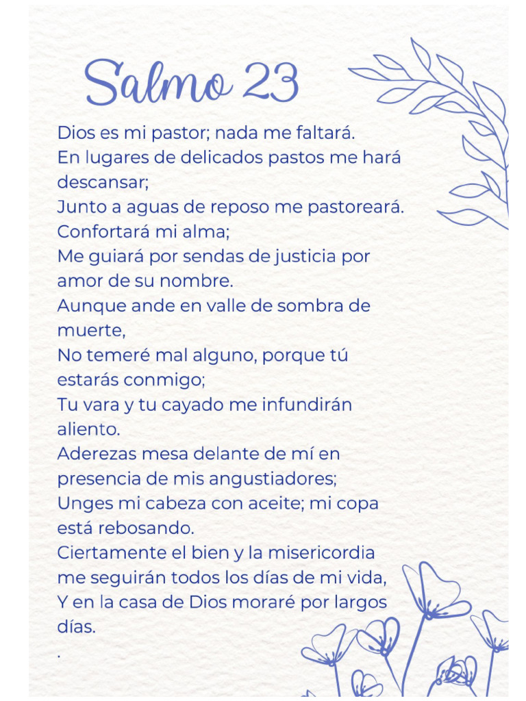 salmo 23 | PDF