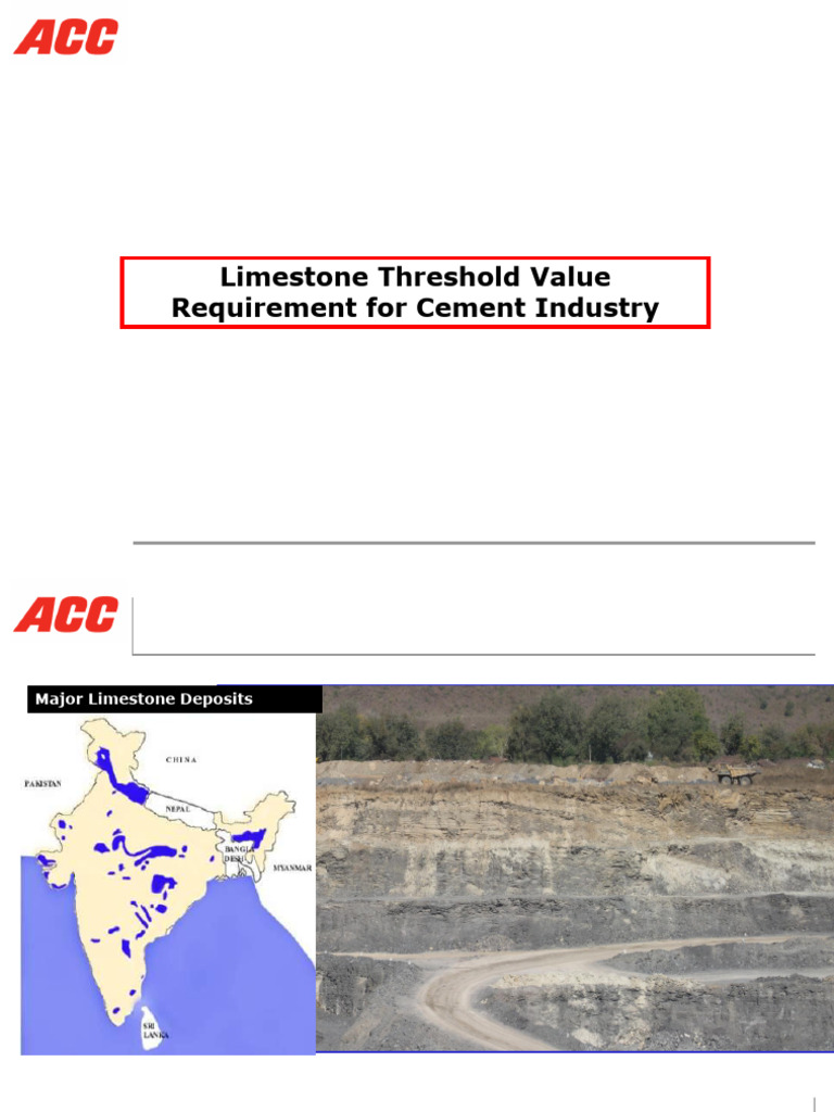 11162017145431ACC Cement Works | PDF | Cement | Limestone