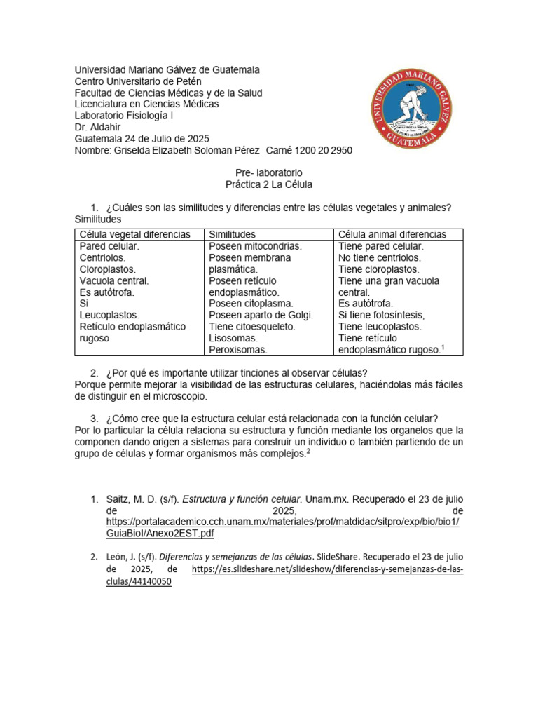 LAB FISIO I.I | PDF