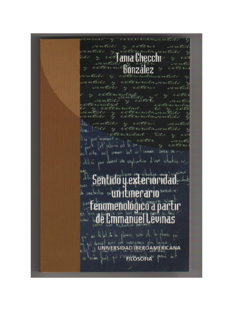 Tania Checchi - Sentido - y - Exterioridad - Un - Itinerario - Fen ...