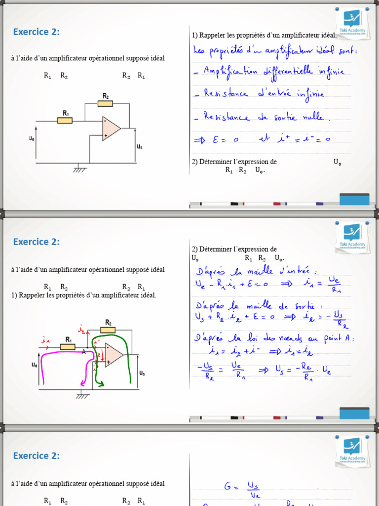 Op Amp Exercise: Gain and Output Voltage | PDF