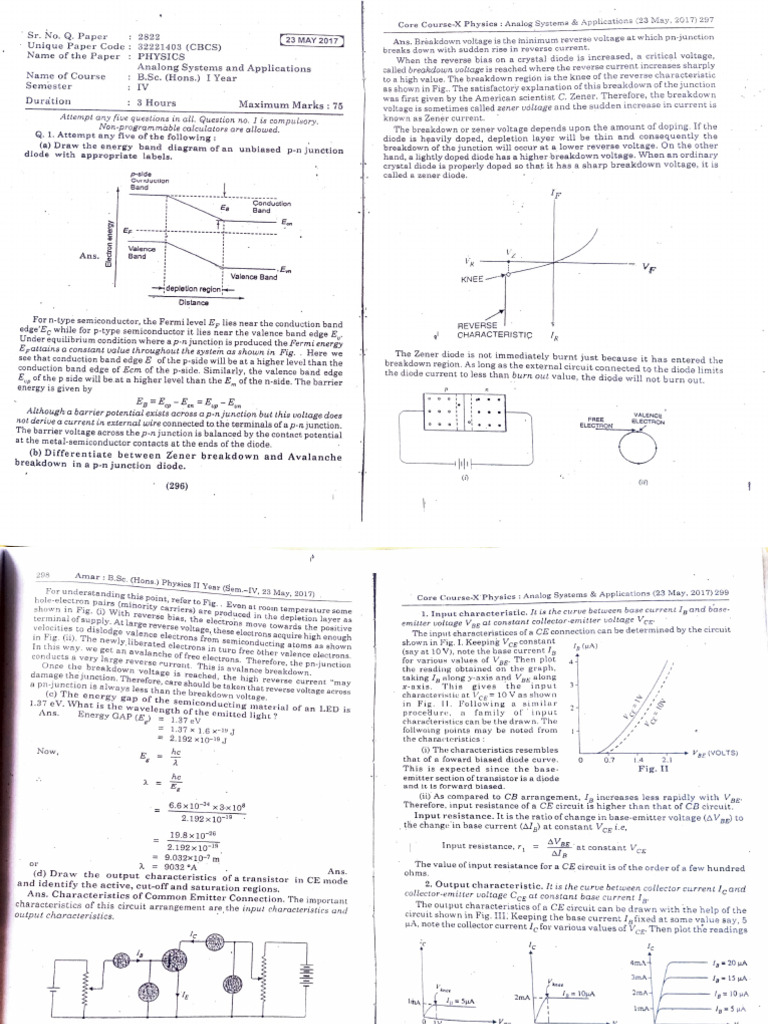 ASA Solved Papers | PDF