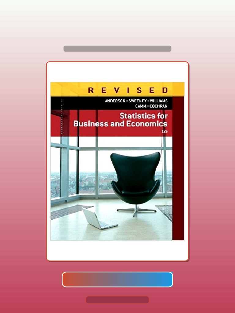 Statistics For Business Economics 12th by David R Anderson Ebook and ...