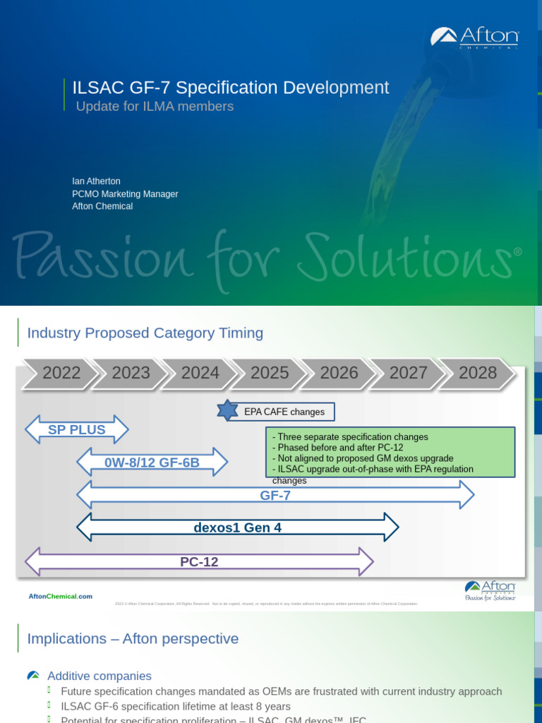 GF-7 Update May 2023 - Web Version | PDF | Motor Oil