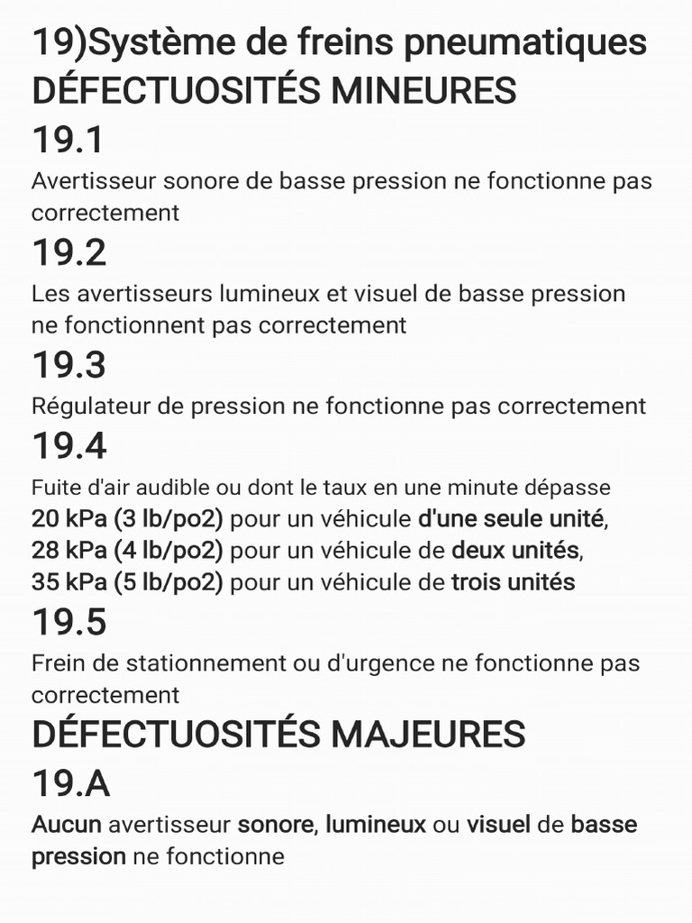 19, Systeme de Freins Pneumatiques | PDF