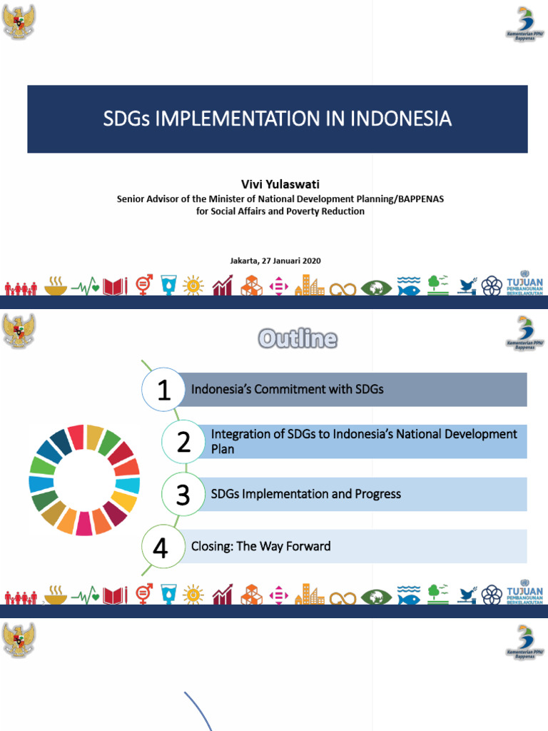 SDGs Implementation in Indonesia 2024 | PDF | Natural Environment ...