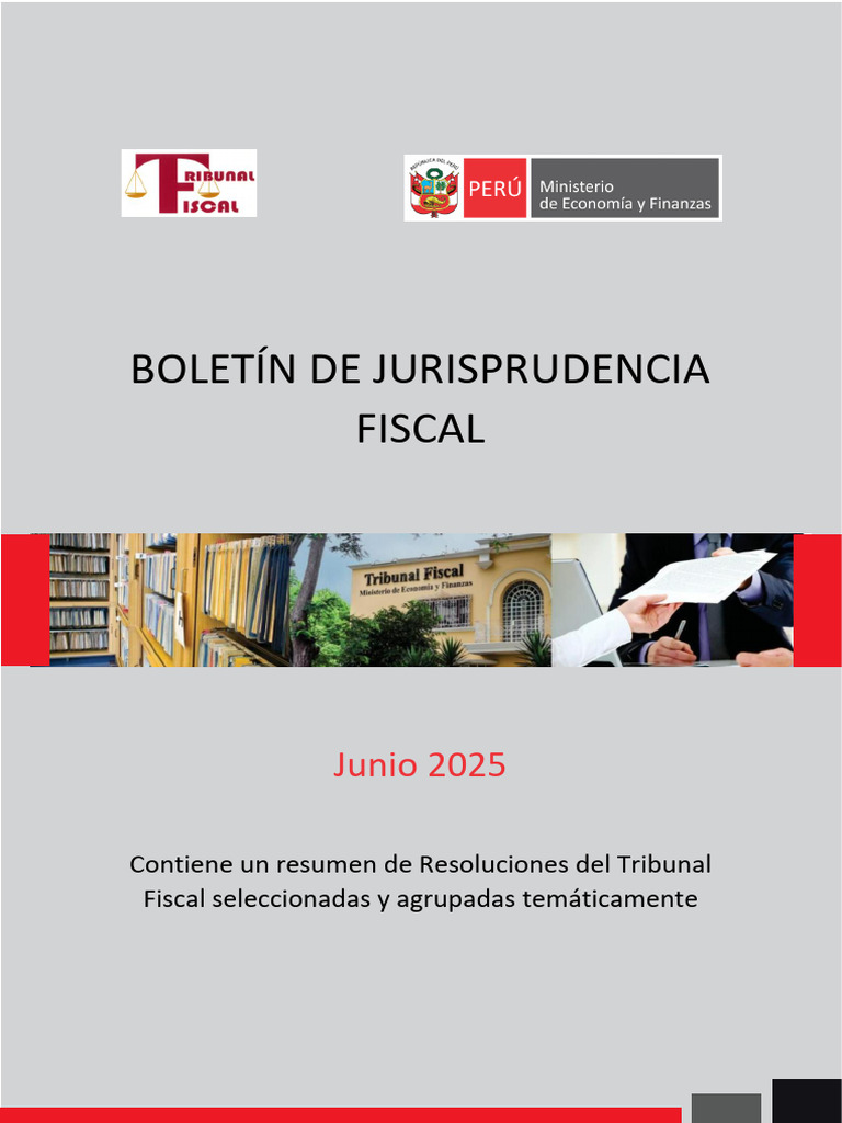 Bolet N Tribunal Fiscal 062025 1752100969 | PDF | Impuestos | Multa (pena)