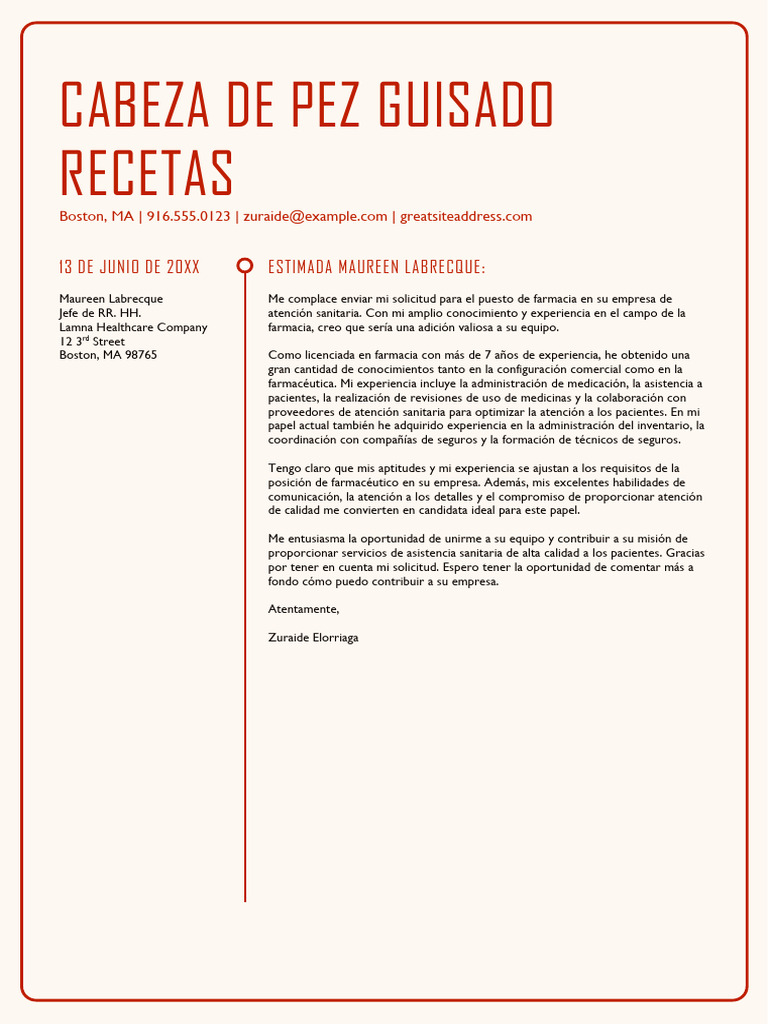 Cabeza de Pez Guisado Recetas | PDF