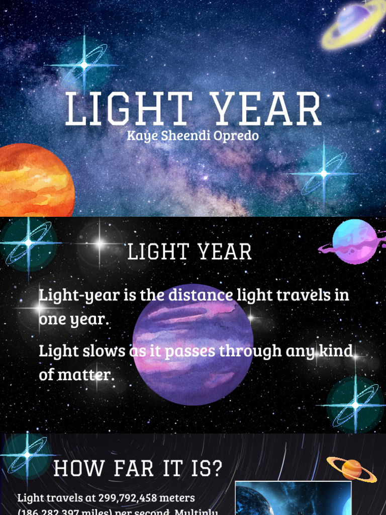 Understanding Light-Year Distances | PDF