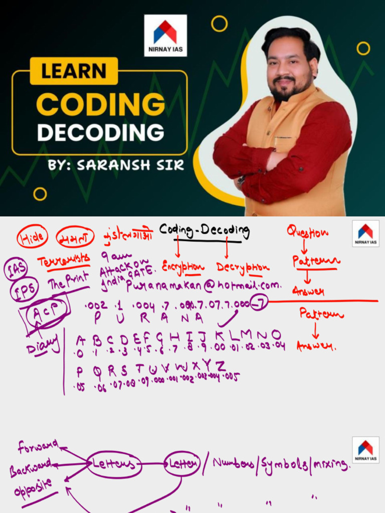 Coding Decoding 1732213850 | PDF