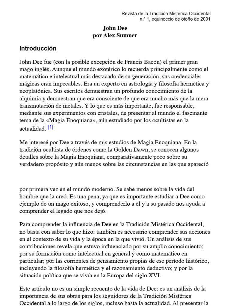 John Dee - Alex Sumner | PDF | Alquimia | Hermetismo