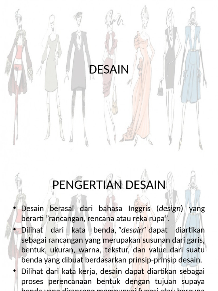 Desain Busana Dan Prinsip Busana | PDF