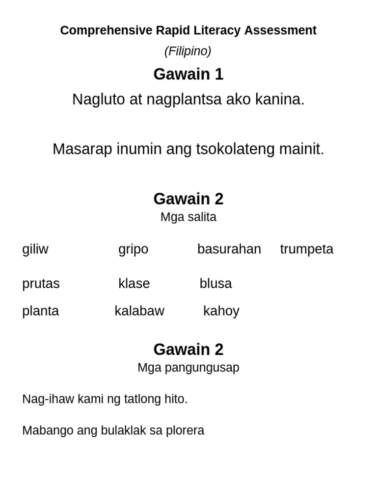 Grade 1 Literacy Assessment Guide | PDF