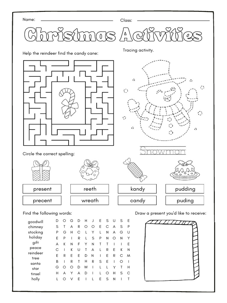Christmas Activities for Kids | PDF