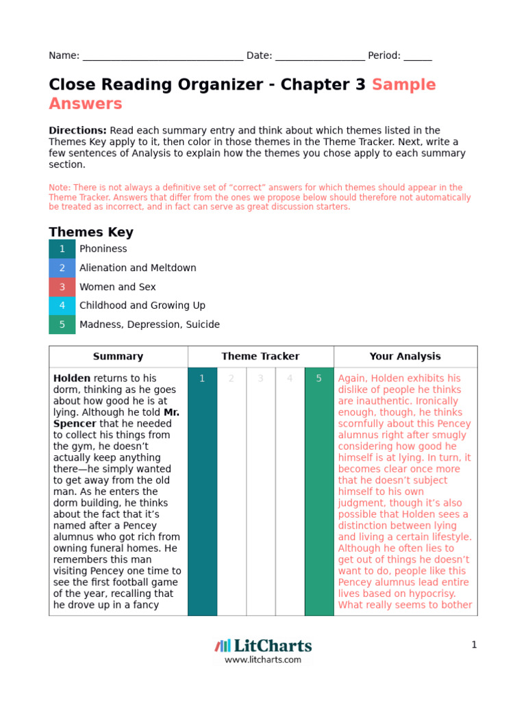 Chapter 3 Reading Sample Answers | PDF