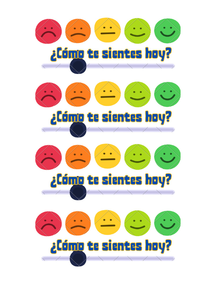 ¿Cómo Te Sientes Hoy | PDF