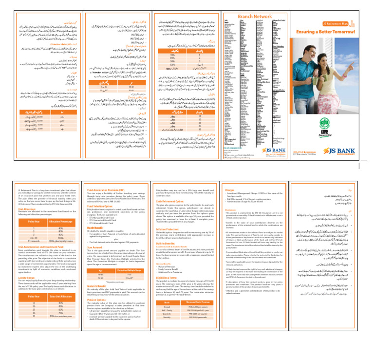 New Retirement Plan Leaflet Final Min | PDF | Insurance | Life Insurance
