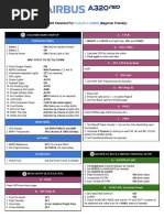 Airbus A320 Neo Checklist | PDF | Aviation | Transport