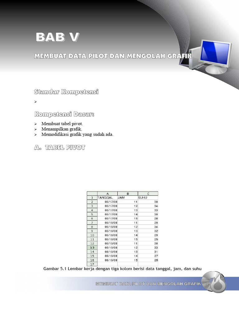Bab 11 Membuat Data Pilot Dan Cara Mengolah Grafik | PDF