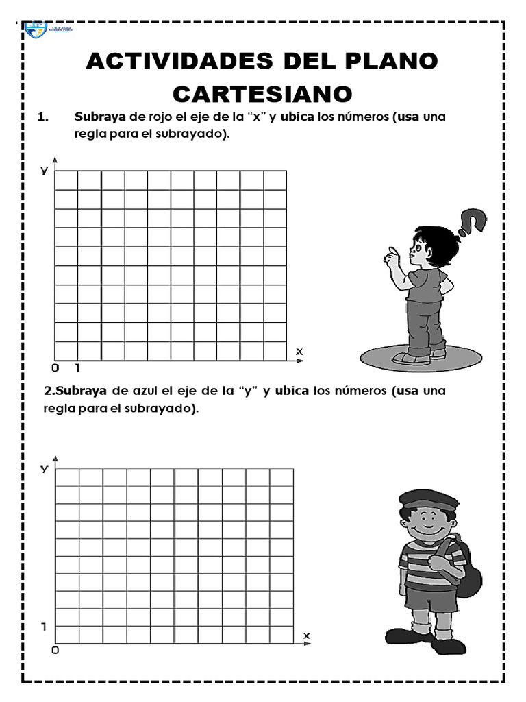 Actividades en el Plano Cartesiano | PDF