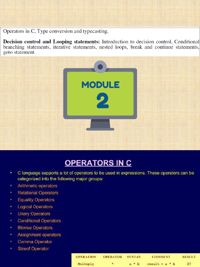 Type Conversion and Control Statements in C | PDF | Control Flow | Data Type