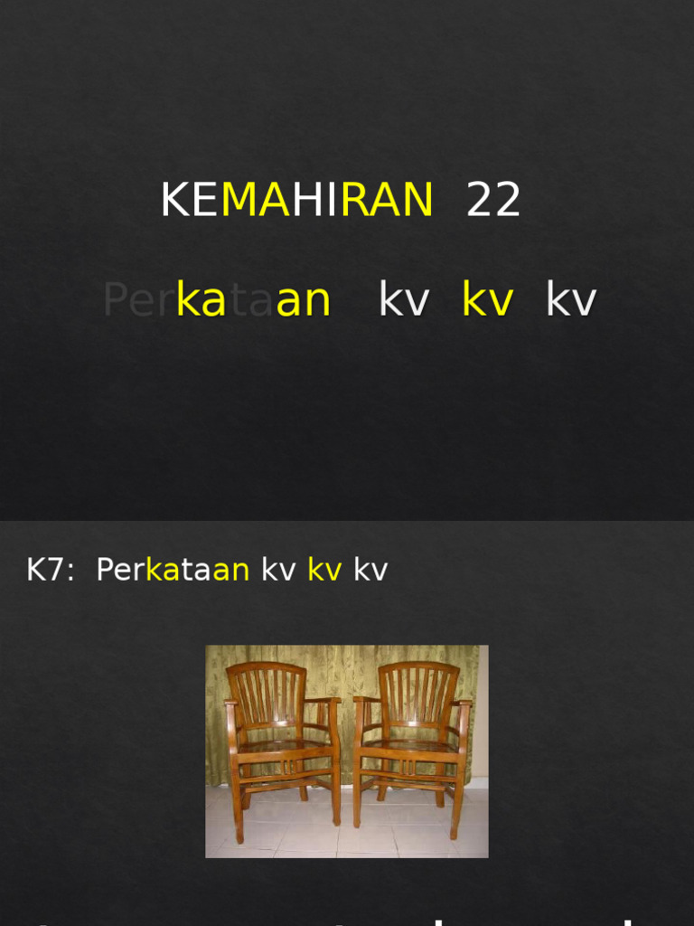 K7 Perkataan KV + KV +KV | PDF