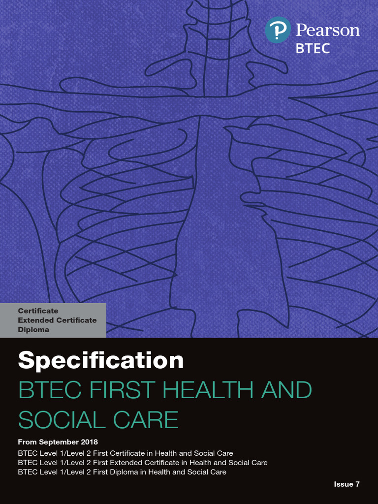 BTEC Level 2 Health and Social Care Overview | PDF | Vocational ...