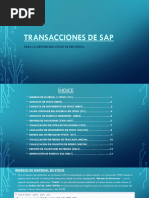 Comandos SAP para Gestión de Almacén | PDF