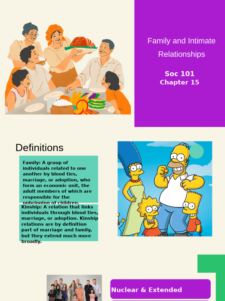 Defining Intimate Family Relationships | PDF | Family | Marriage