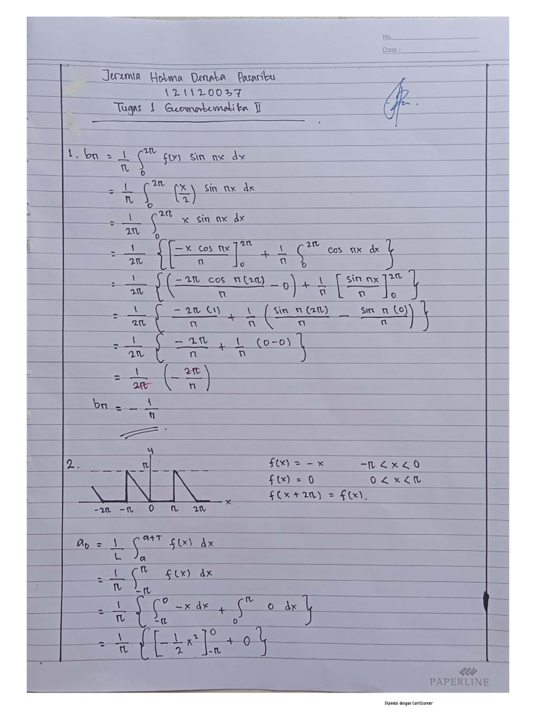 Tugas1 - A - 121120037 - Jeremia Hotma Denata Pasaribu | PDF