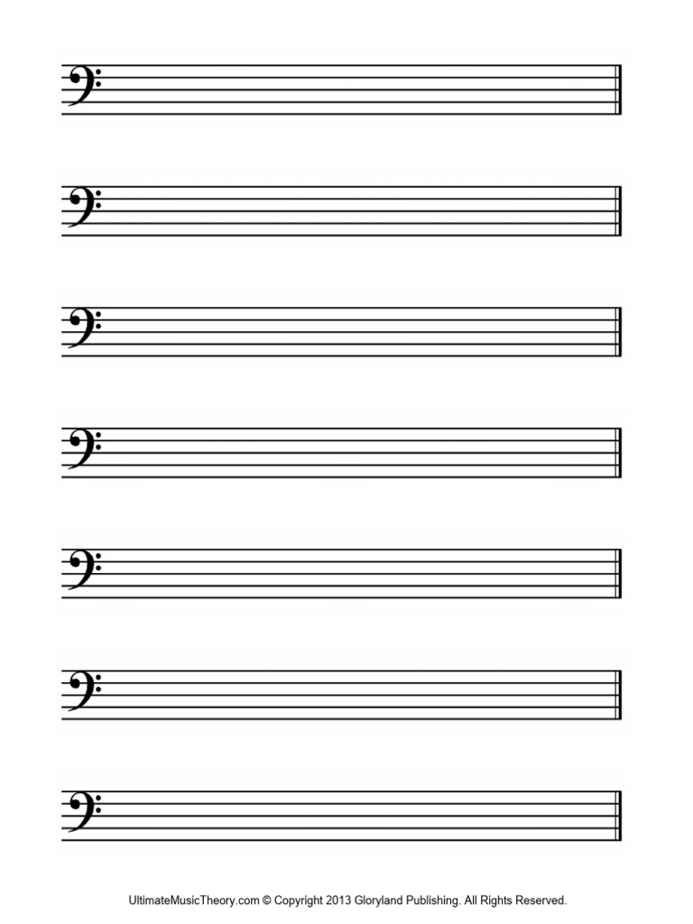 Bass Staff Large | PDF