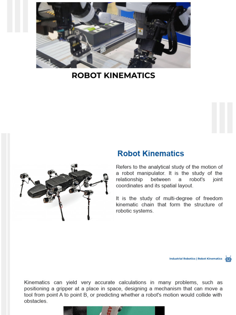 Forward and Inverse Kinematics Explained | PDF | Kinematics | Cartesian ...