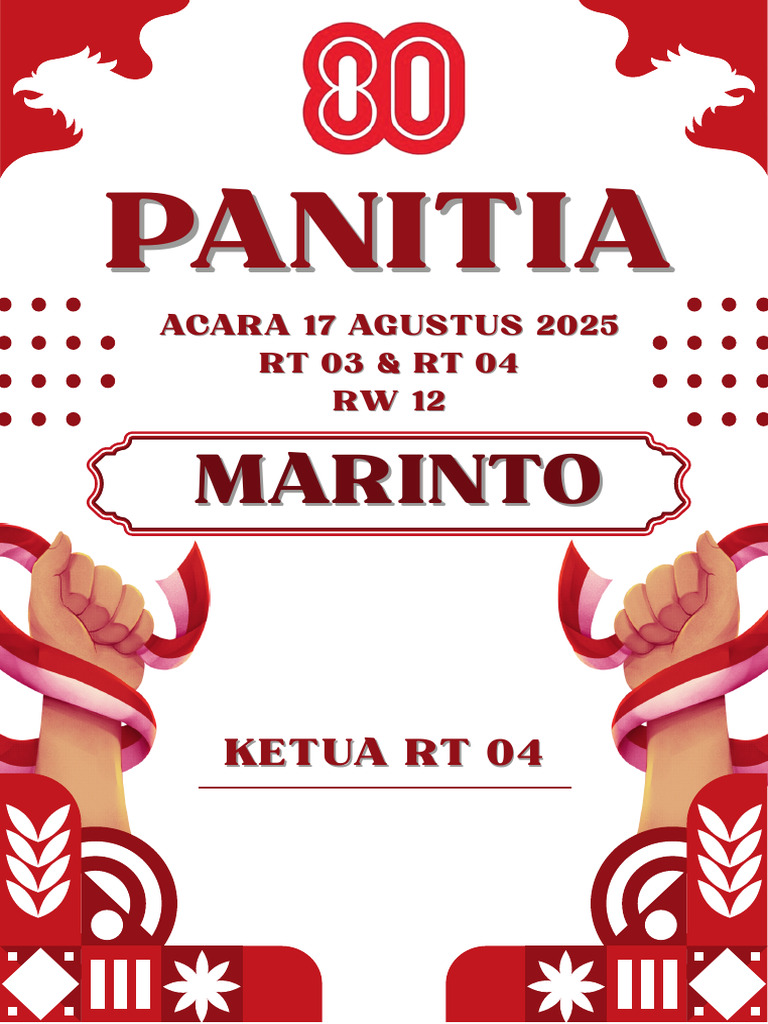 ID Card dan Name Tag Panitia 2025 | PDF