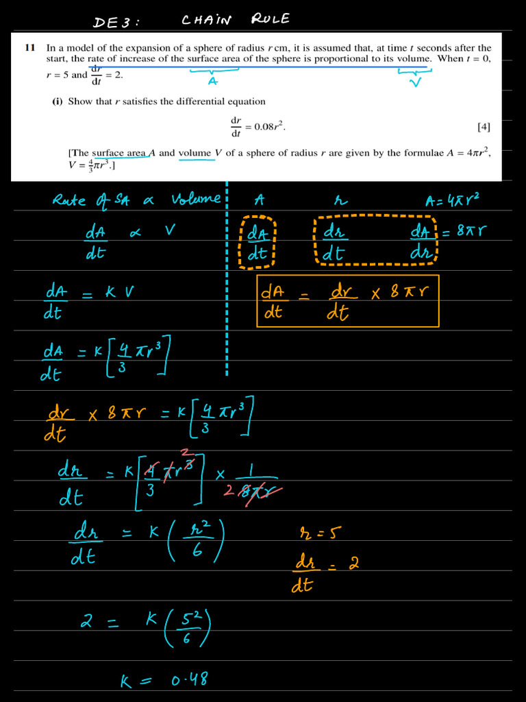 Worksheet Differential Equations De1 De2 De3 | PDF