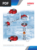 Rotork Manual Gearbox Actuators | PDF | Transmission (Mechanics) | Gear