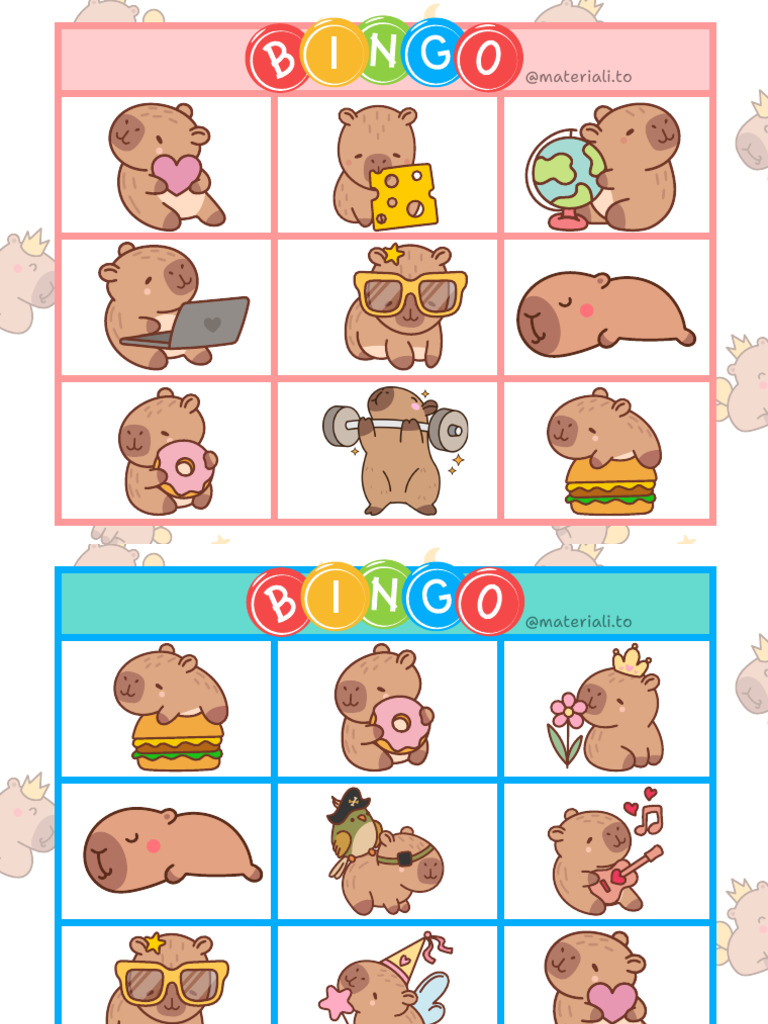 Bingo Capibara | PDF
