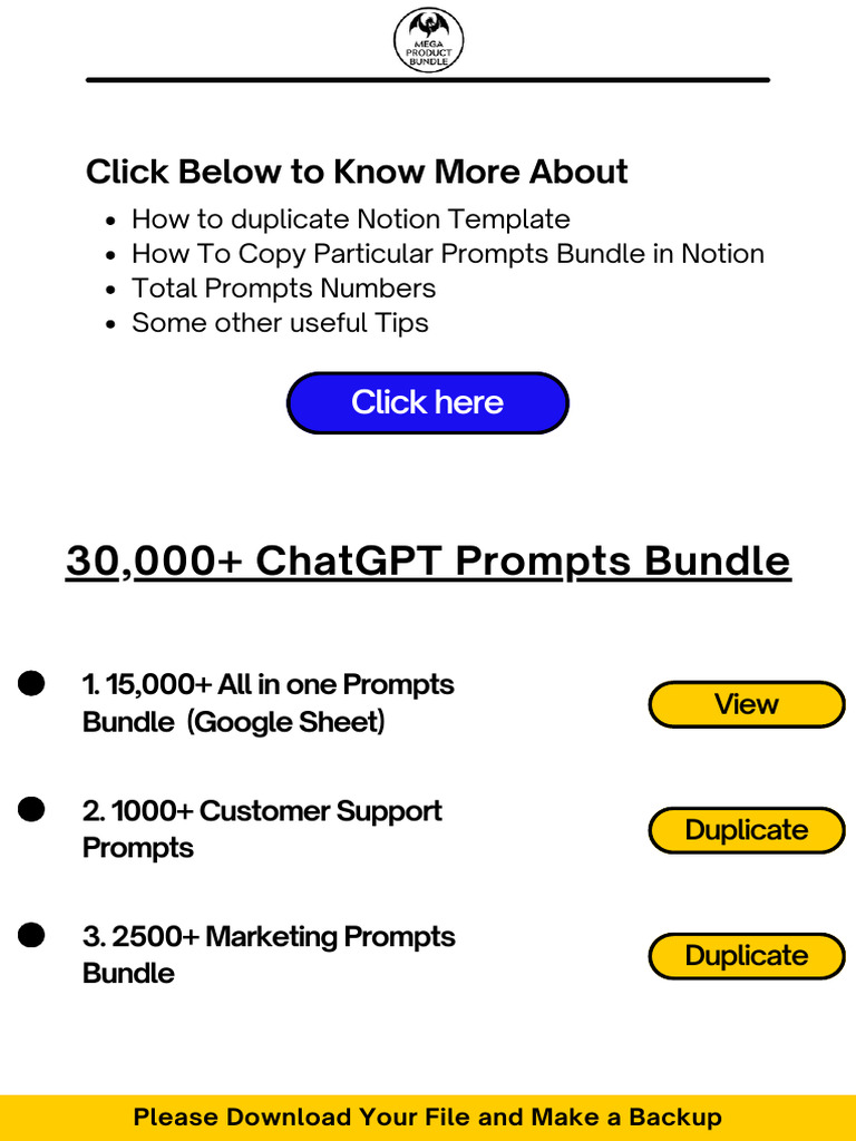 Chatgpt Prompts Bundle Compress | PDF
