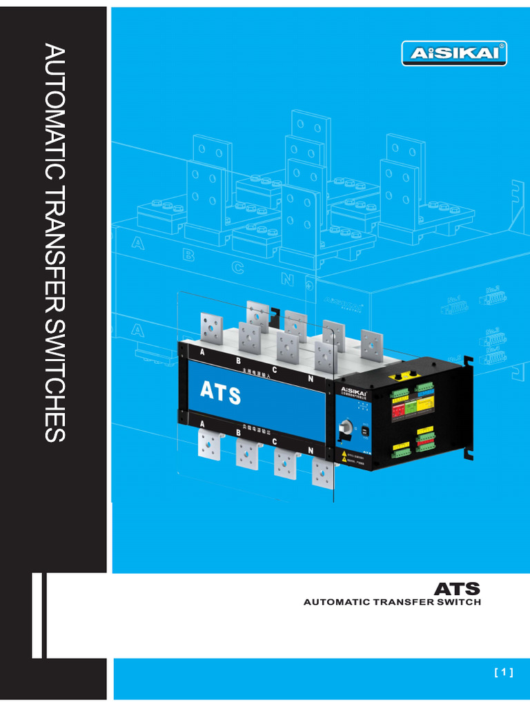 AISIKAI SKT1 630 ATS Wiring Guide | PDF | Humidity | Firefighting