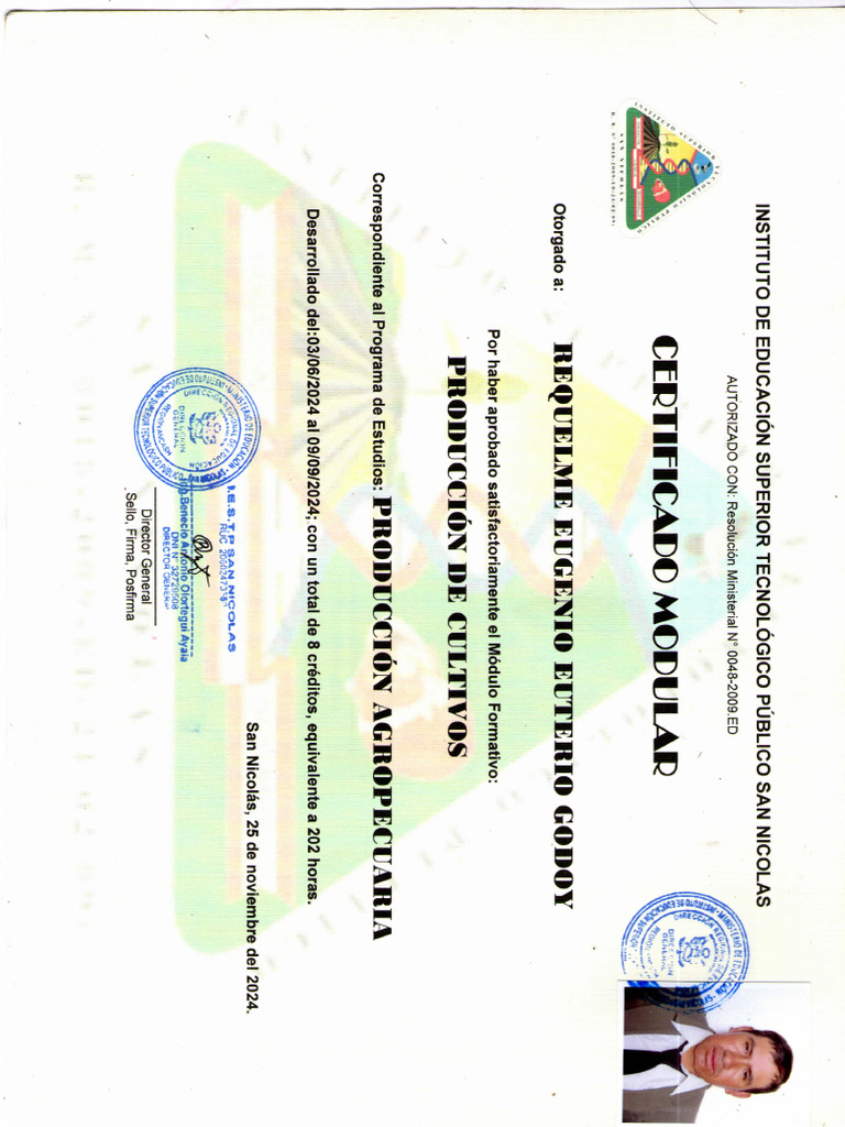 Certificado Modular 2 | PDF