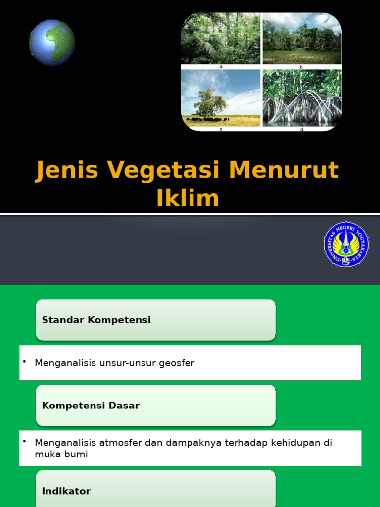 Bab 4.e.jenis-Jenis Vegetasi Alam Menurut Iklim | PDF