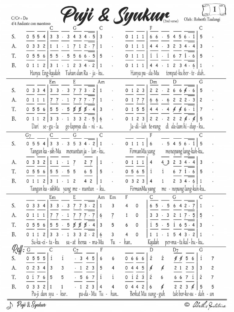Puji & Syukur (Print) | PDF