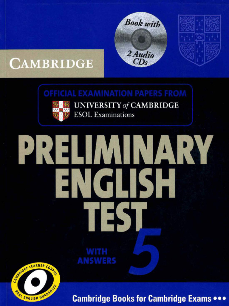 Cambridge Preliminary English Test 5 | PDF