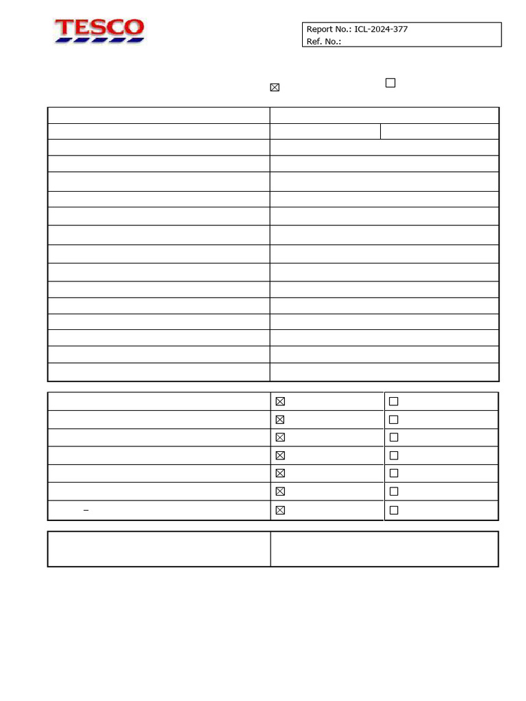 AQL 2.5 Inspection Report Template | PDF | Clothing | Fashion