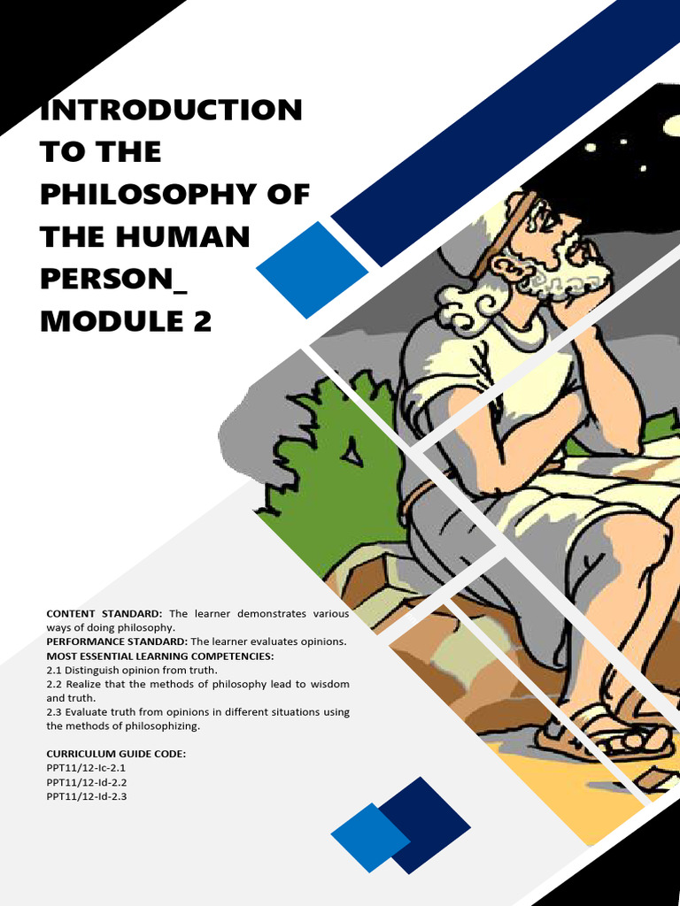 IPHP Module 2 Methods of Philosophizing Final | PDF | Argument | Knowledge